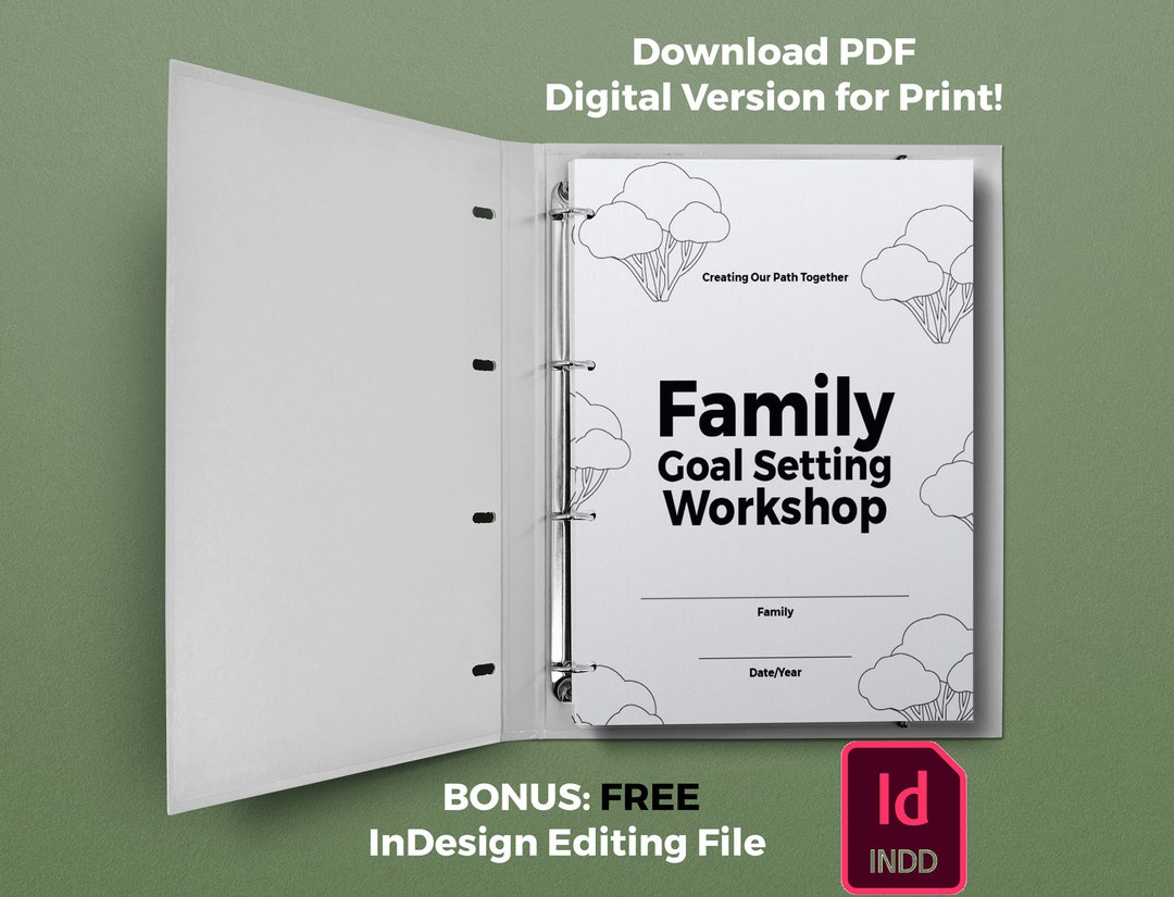 Family Goal Setting Workshop Workbook - Etsy