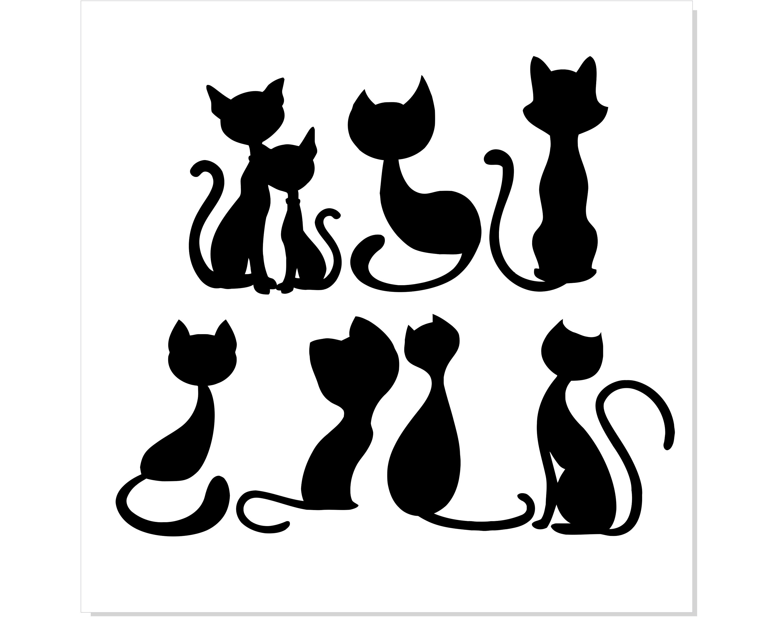 Cat Bundle | Cat Font TTF, Cat SVG PNG, Cat Font Svg, Cat Kitty Font ...
