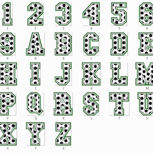 Soccer Ball Font SVG PNG TTF, Football Font Otf, Soccer Ball Letters ...