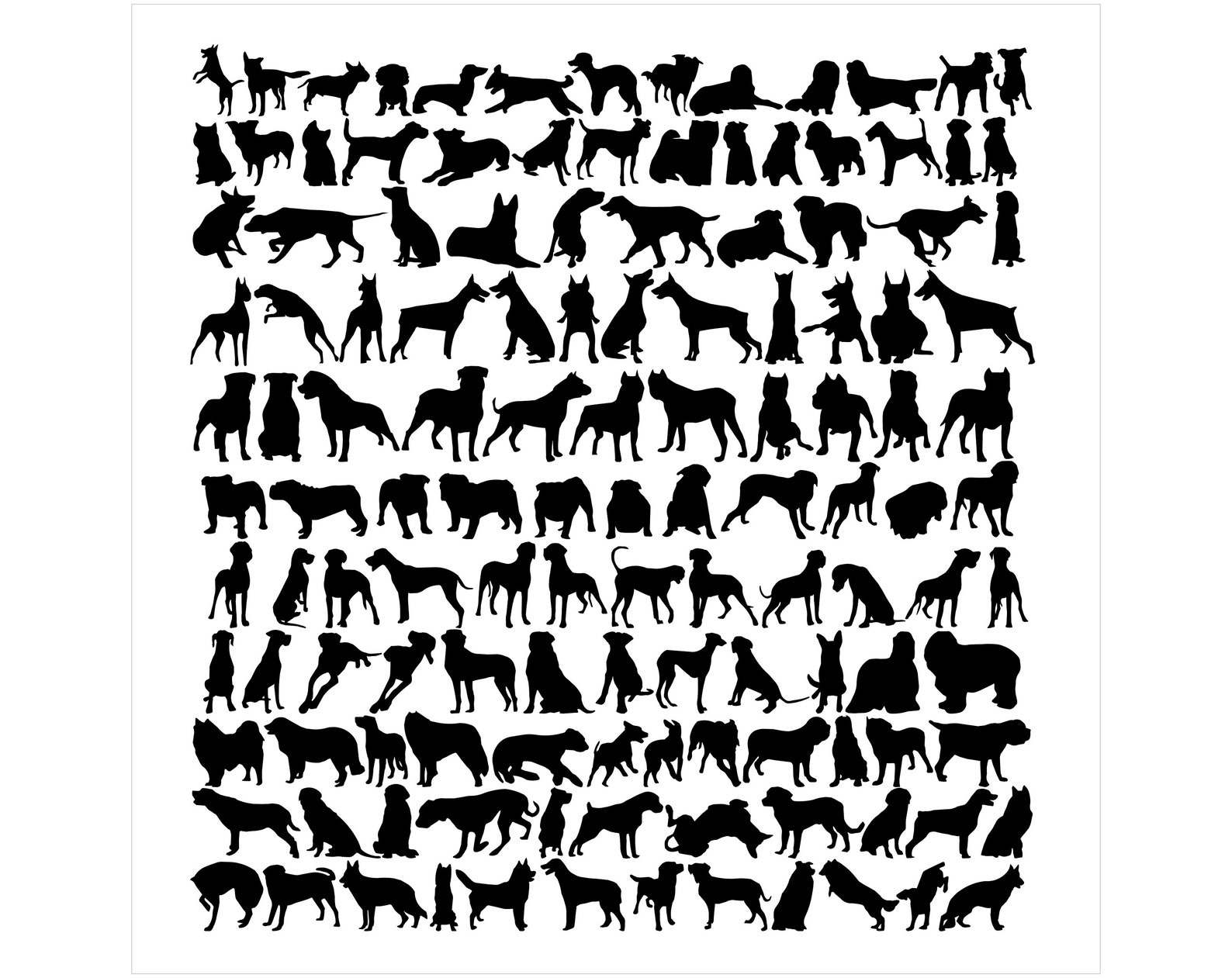 Dog Font Ttf, Dog Bundle Svg, Dog Font Svg, Dog Bundle Png, Paw Font ...