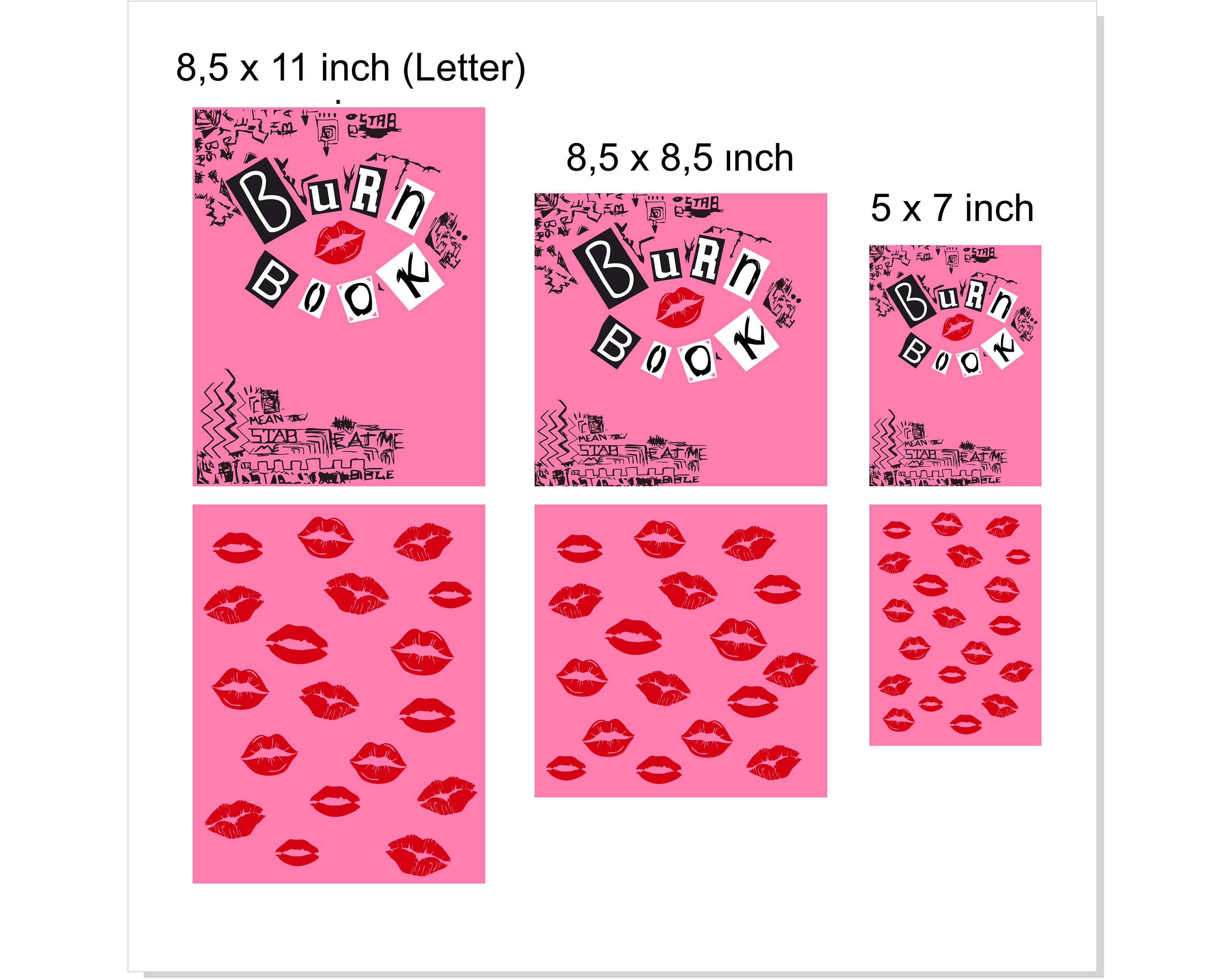 Burn Book Cover SVG PNG Files Burn Book Svg, Burn Book Png Printable ...