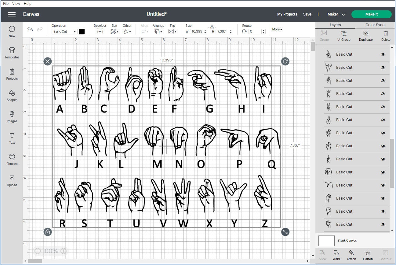 ASL American Sign Language Font OTF, ASL Svg, American Sign Language ...