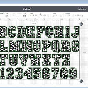 Soccer Ball Font SVG PNG TTF, Football Font Otf, Soccer Ball Letters ...