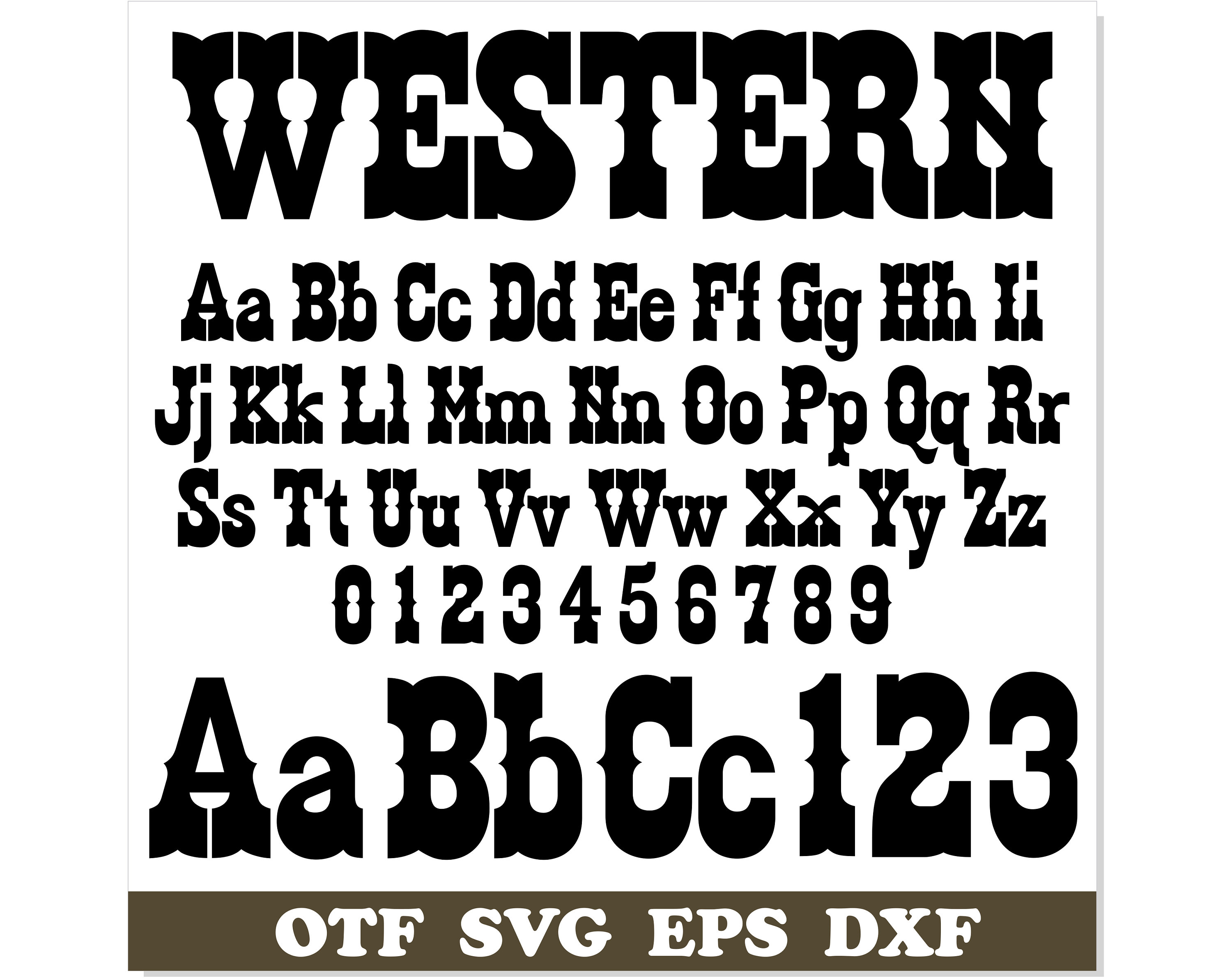 Western Font TTF, Western Font SVG Сricut, Rodeo Font, Whiskey Font ...