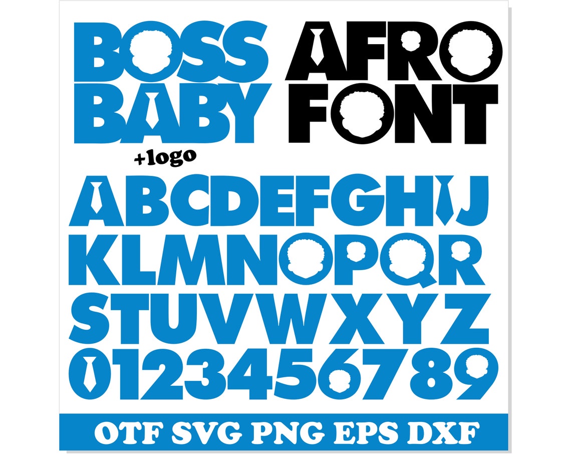 African American Baby Boy Font, Afro Baby Boy Font, Boys Fonts, Baby ...