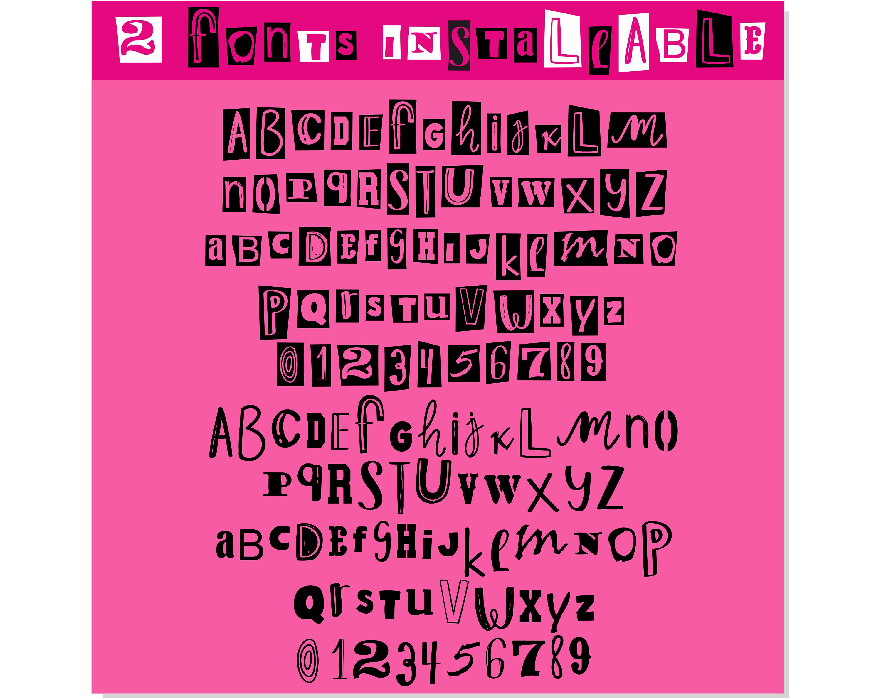 Burn Book Font SVG PNG, Burn Book Font TTF, Burn Book Alphabet Svg ...