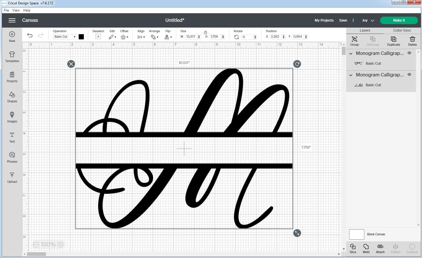 Calligraphy Split Monogram Font SVG TTF, Split Monogram Letters SVG ...
