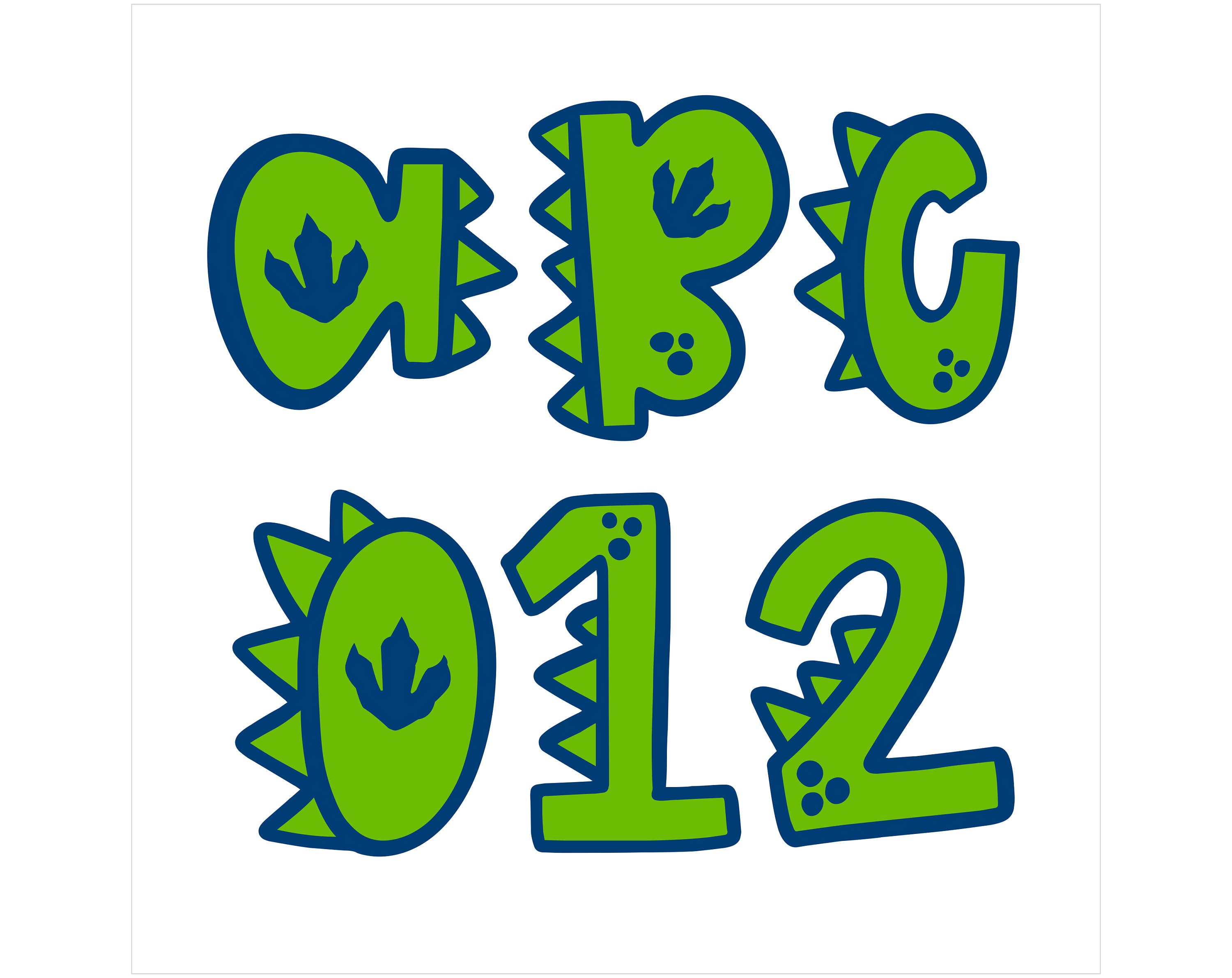 Dinosaur Font SVG Layered, Dinosaur Font TTF PNG, Dinosaur Letters Svg ...