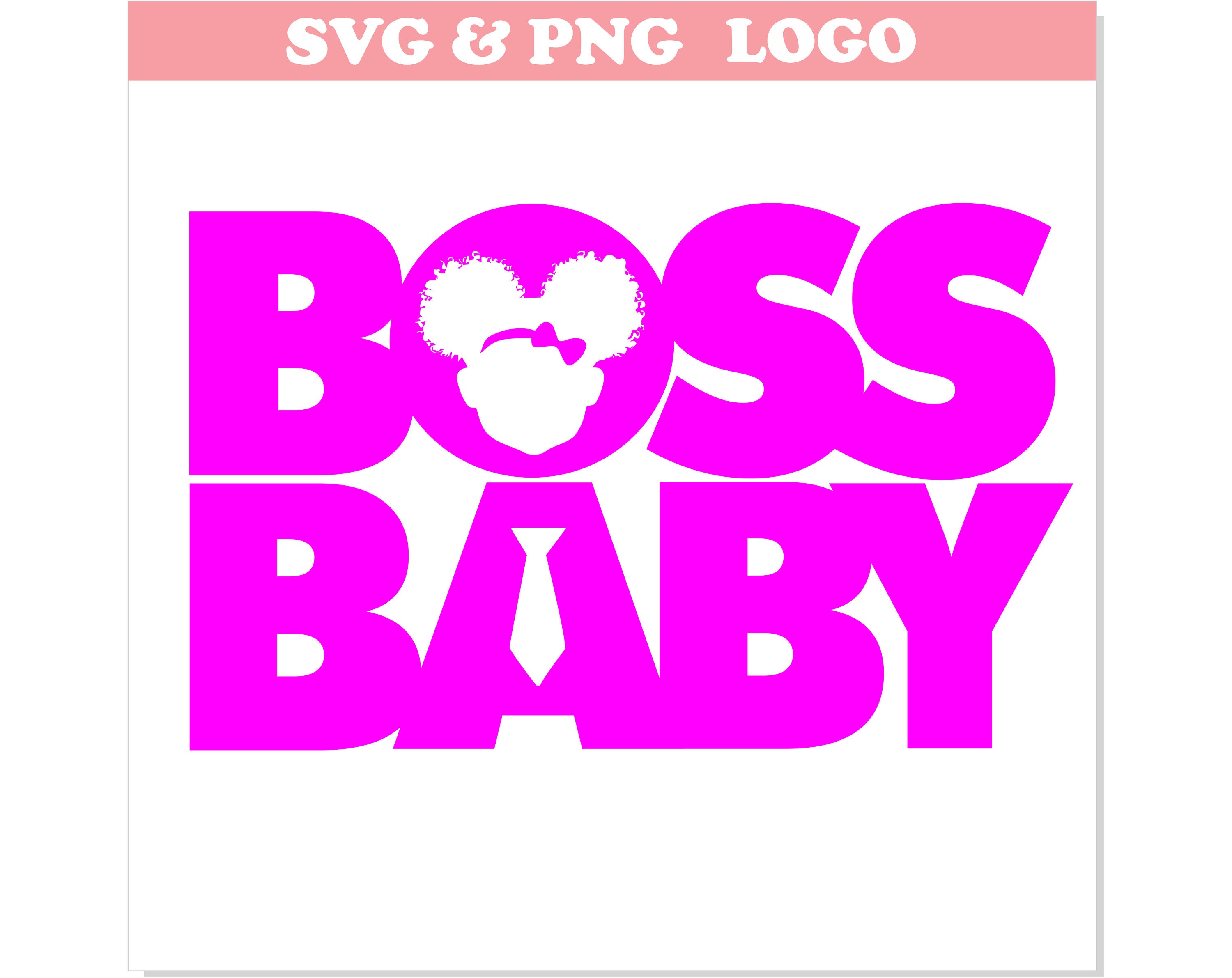 African American Boss Baby Girl Font TTF SVG, Boss Baby Girl Logo, Boss ...