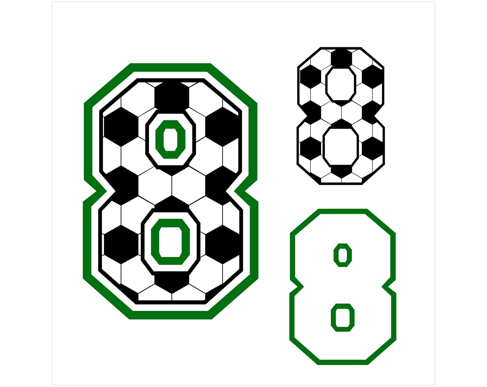 Soccer Ball Font SVG PNG TTF, Football Font Otf, Soccer Ball Letters ...