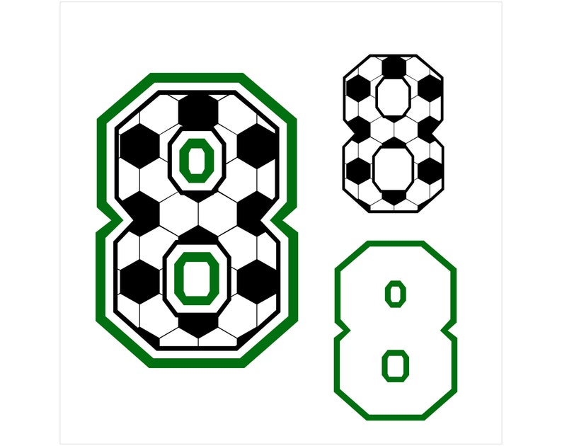 Soccer Ball Font SVG PNG TTF, Football Font Otf, Soccer Ball Letters ...
