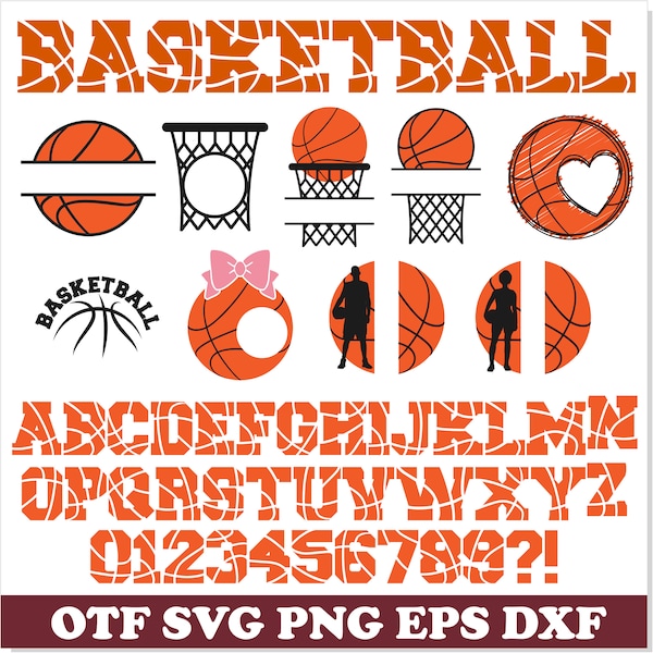 Split Basketball Svg - Etsy