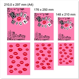 Editable Burn Book Canva Template | Burn Book Custom, Burn Book Cover ...