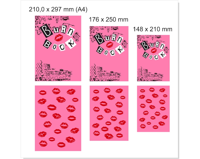 Editable Burn Book Canva Template Burn Book Custom, Burn Book Cover Png ...