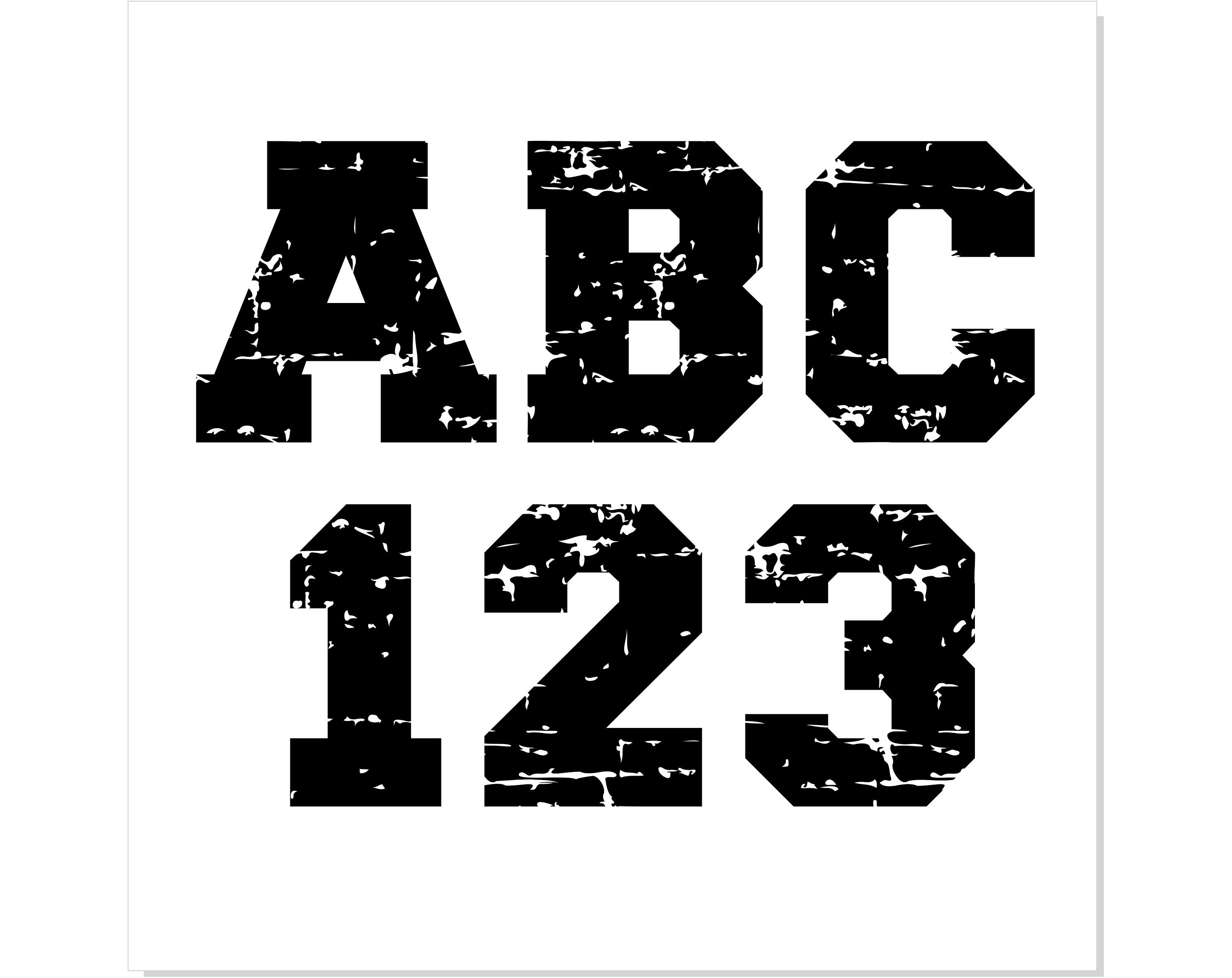 College Distressed Font TTF, Distressed Font Otf, Sport Font Otf ...