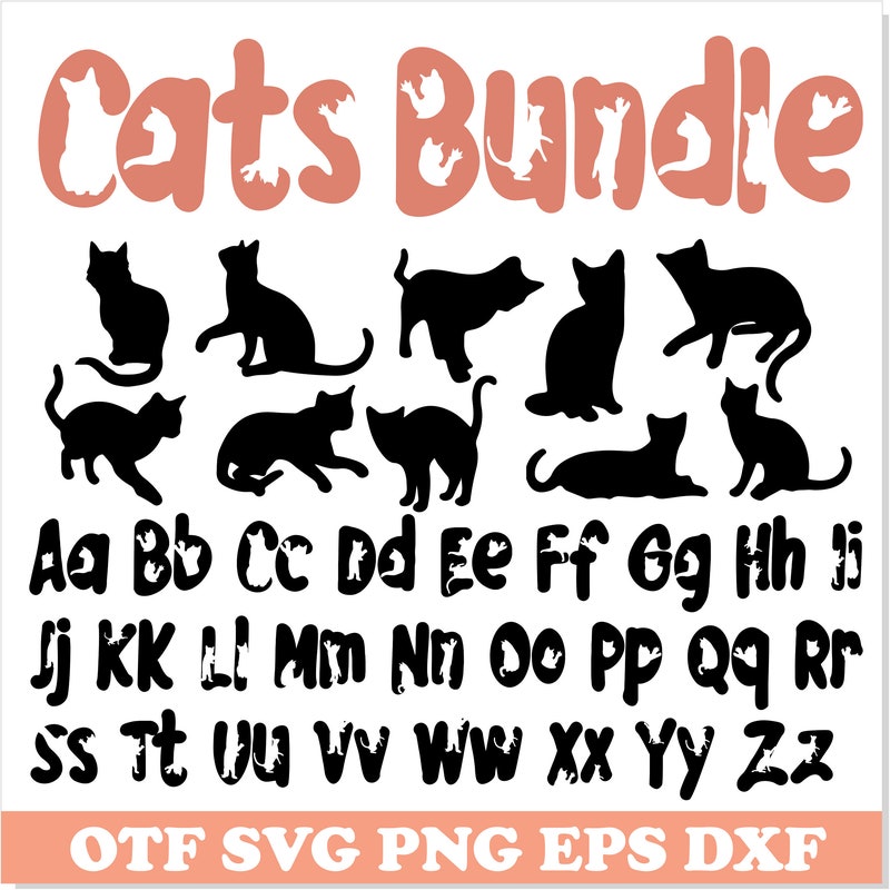 Cat Letters - Etsy