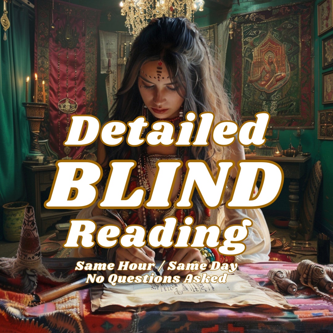 Detailed Blind Tarot Reading Without Questions, Blind Reading, Psychic ...