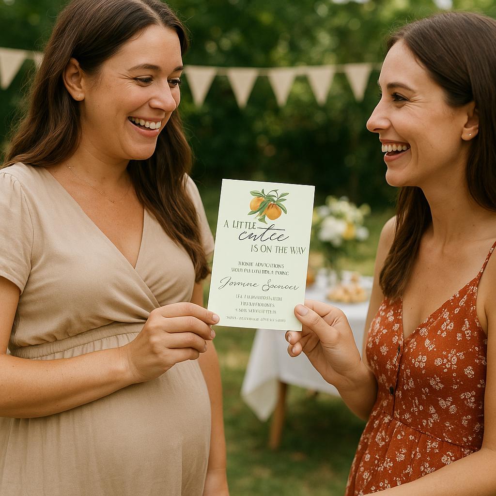 Editable Little Cutie Baby Shower Invitation: Summer Citrus Theme ...