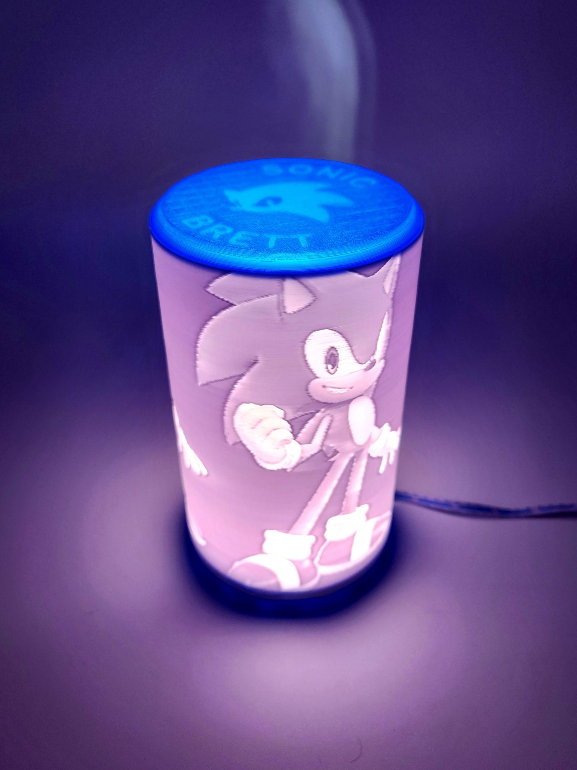 Kids Sonic Night Light Gen 2 - Etsy