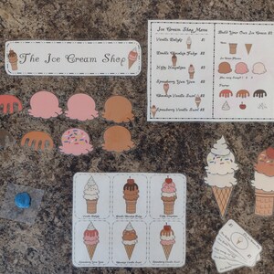 Ice Cream Imaginative Play - Etsy