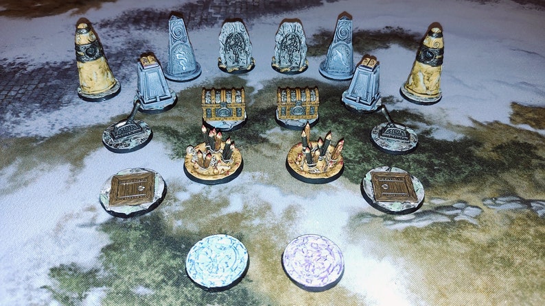 Elder Scrolls Call to Arms Token Upgrade Set Painted - Etsy