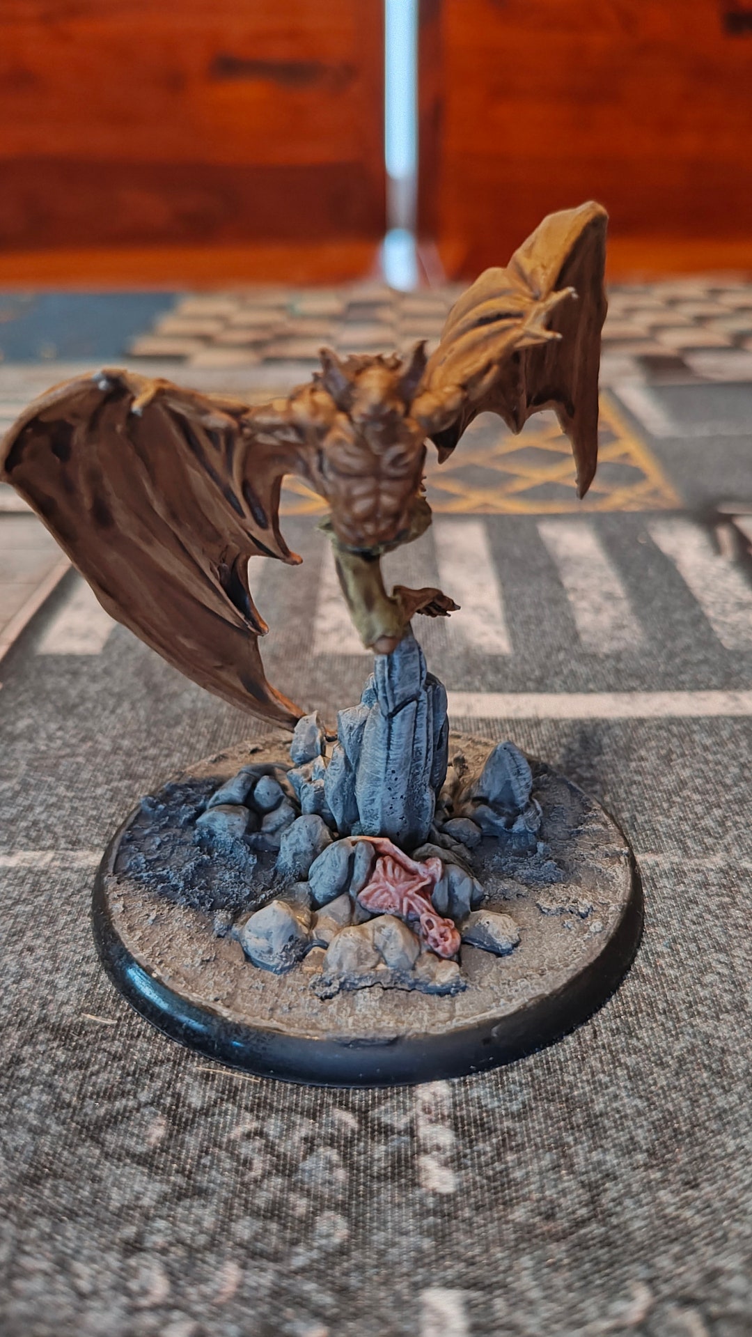 Batman Miniature Game Man-bat Painted - Etsy