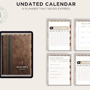 Pastor's Companion Planner: Sermon, Prayer, Leadership (digital ...