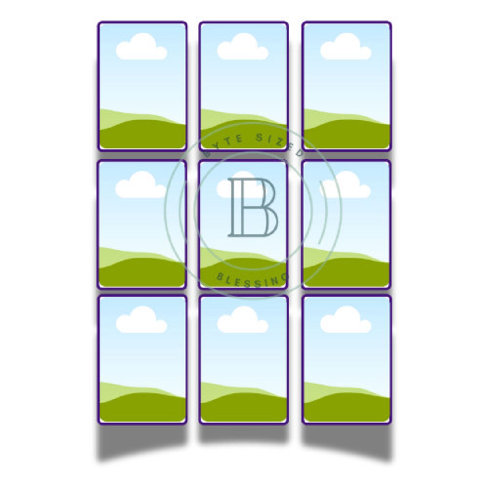 12 Pack Editable Flashcard Templates, Customizable, Canva Editable ...