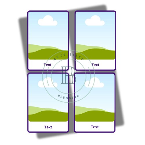12 Pack Editable Flashcard Templates, Customizable, Canva Editable ...