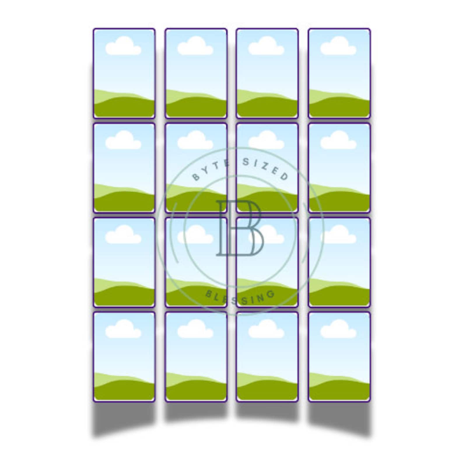 12 Pack Editable Flashcard Templates, Customizable, Canva Editable ...