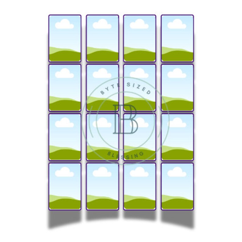 12 Pack Editable Flashcard Templates, Customizable, Canva Editable ...