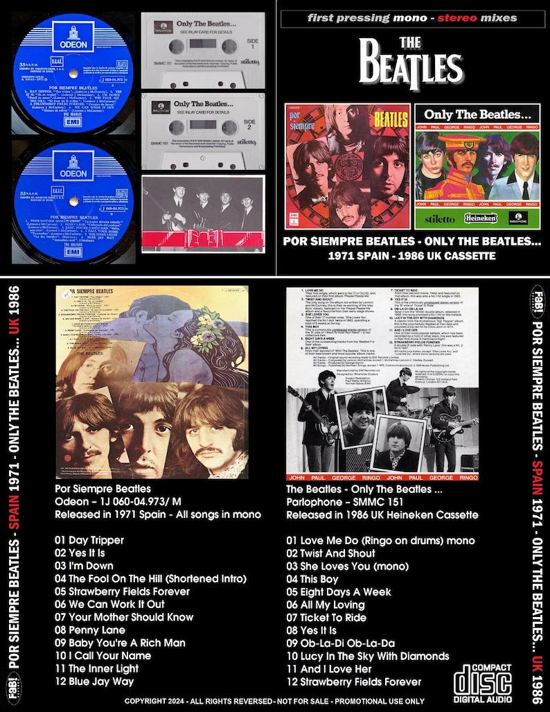 THE BEATLES: Por Siempre Beatles 1971 Spain - Only the Beatles ...