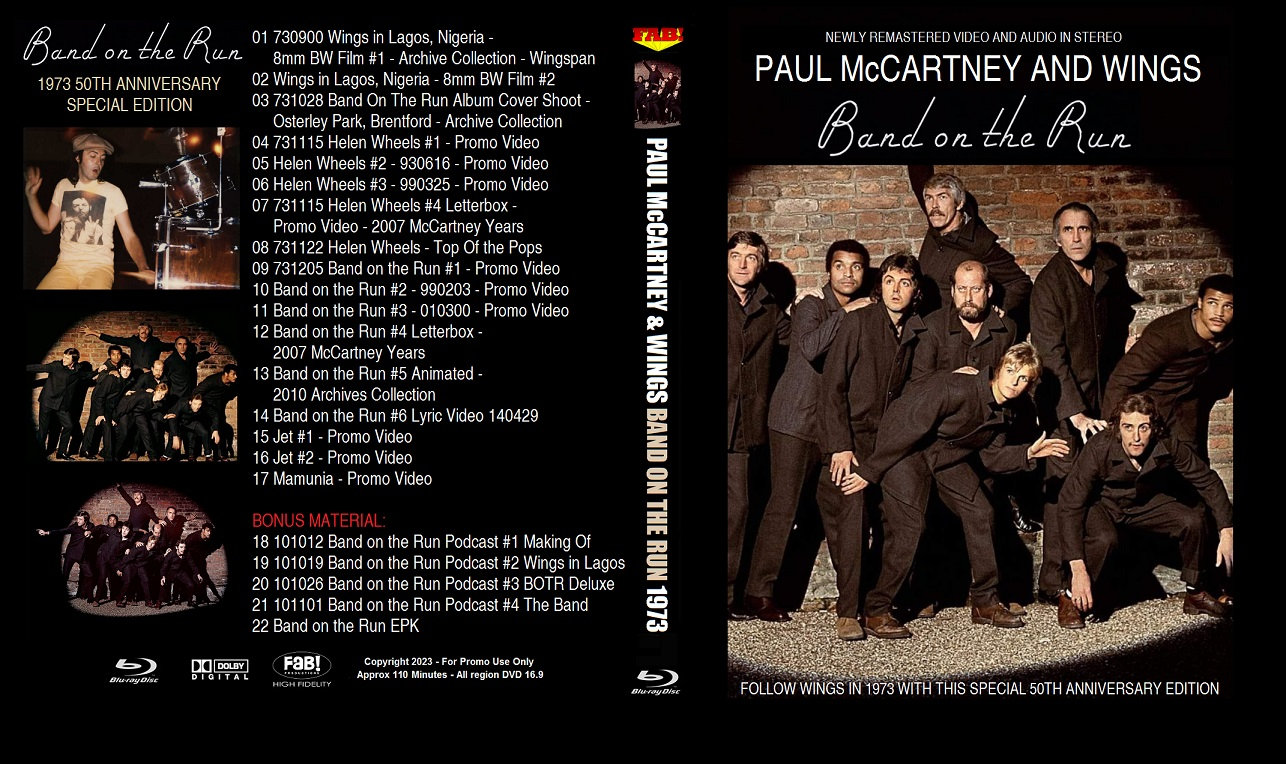PAUL Mccartney & WINGS: Band on the Run 1973 50th Blu-ray - Etsy