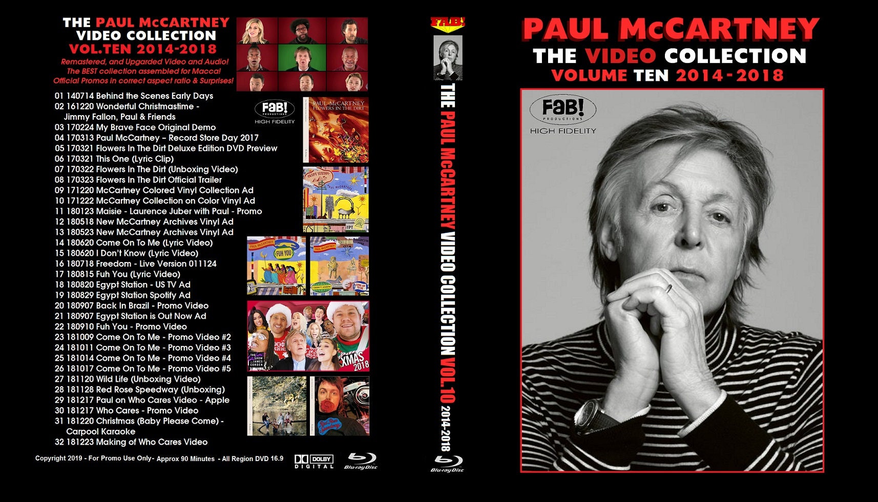 PAUL MCCARTNEY the Video Collection Vol.10 Blu-ray - Etsy
