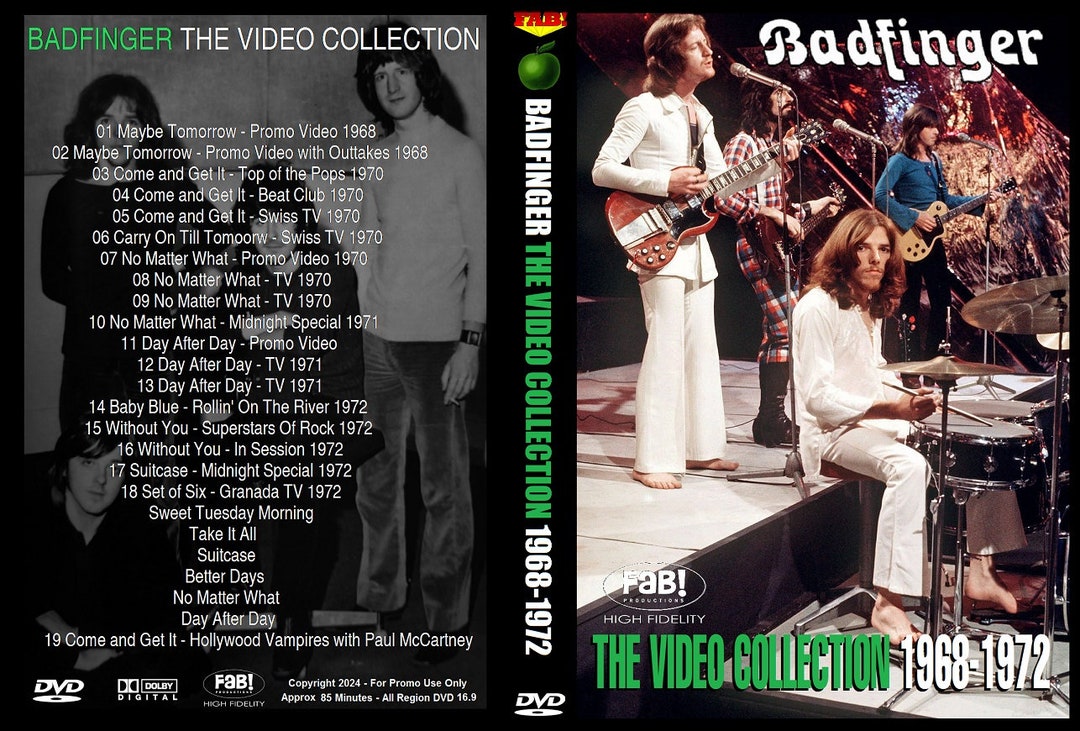 BADFINGER: the Video Collection 1968-1972 DVD - Etsy
