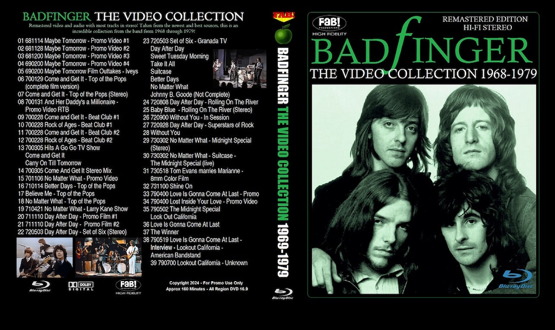 BADFINGER: the Video Collection 1968-1979 BLU-RAY - Etsy