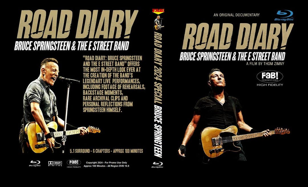 BRUCE SPRINGSTEEN: Road Diary 2024 Special Blu Ray - Etsy