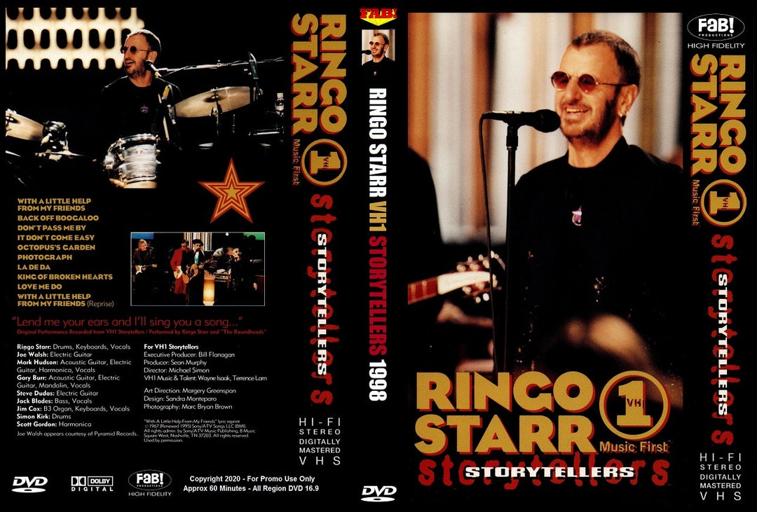 RINGO STARR: VH1 Storytellers 1998 DVD - Etsy