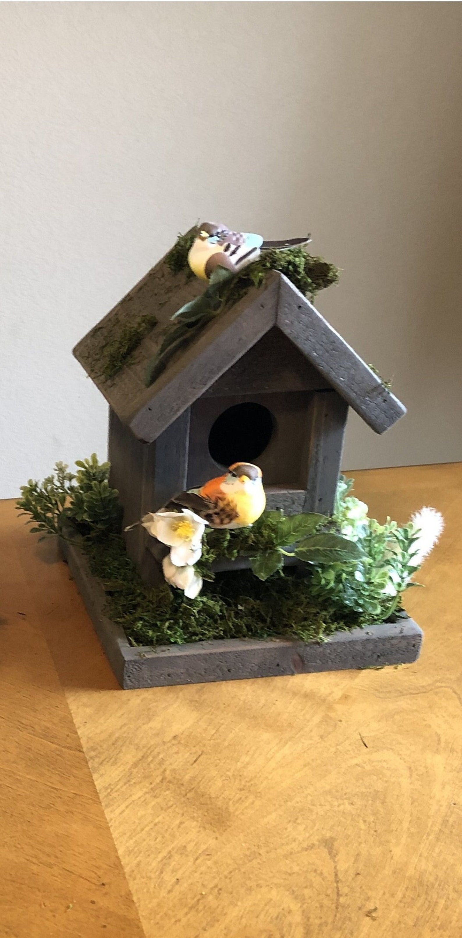 Bird Decorative Display, Bird Decor, Housewarming Gift, Home Tabletop ...