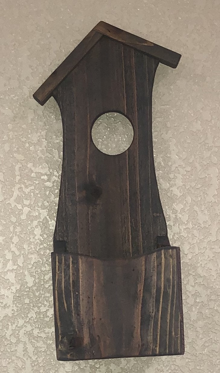 Birdhouse Wall Decor, Birdhouse Planter, Wall Art, Birdhouse Decor ...