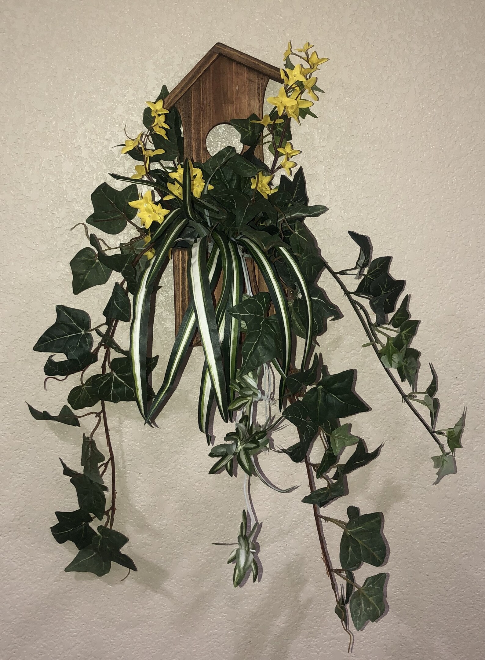 Birdhouse Wall Decor, Birdhouse Planter, Wall Art, Birdhouse Decor ...