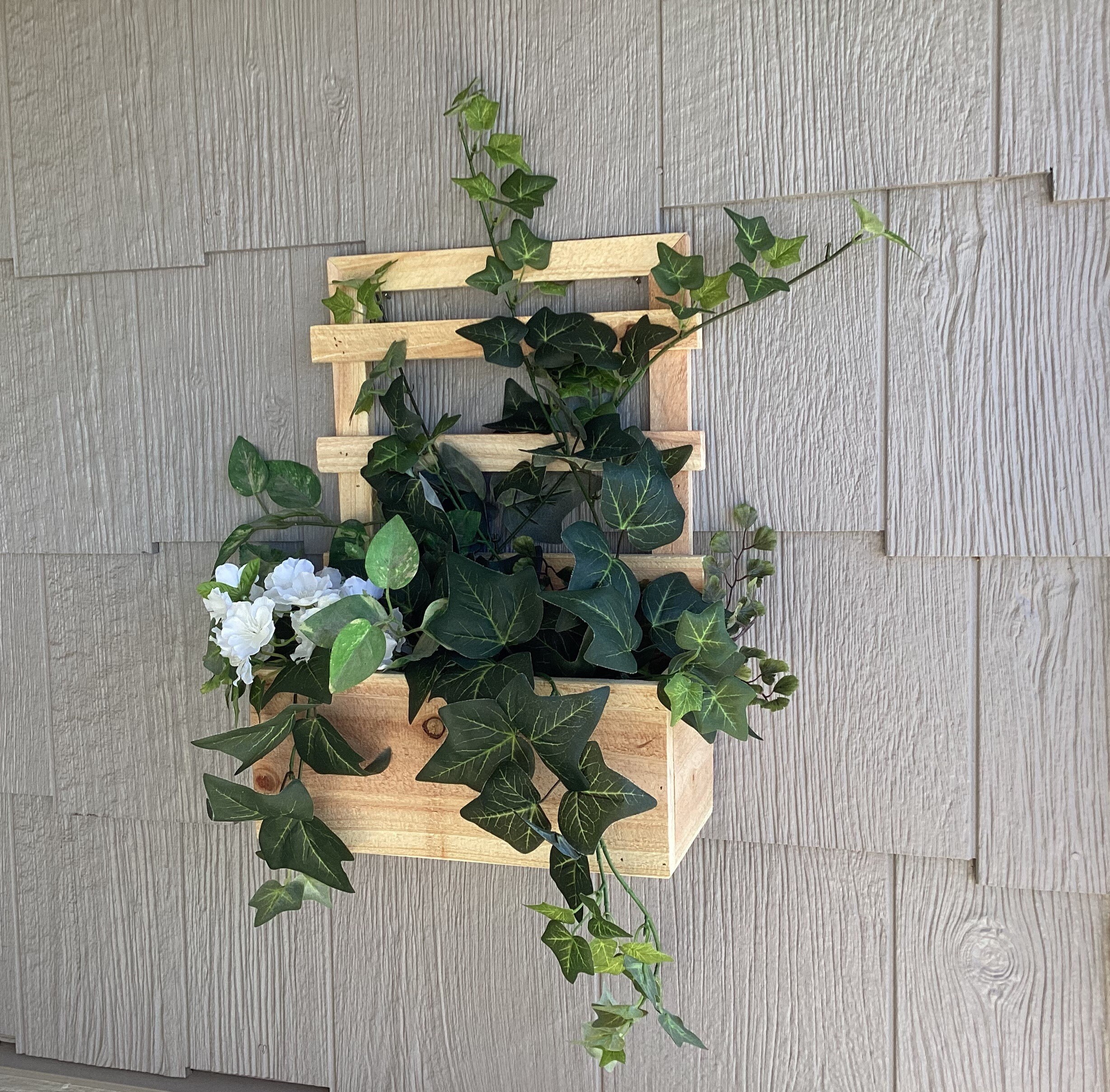 Wall Planter Box, Outdoor Planter, Wall Planter, Panter Box, Vine ...