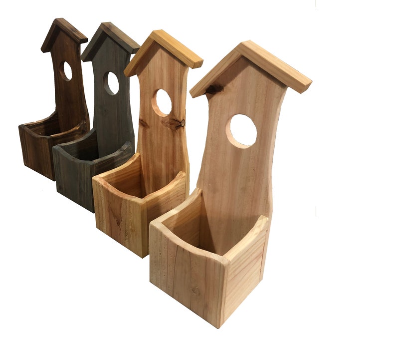 Birdhouse Wall Decor, Birdhouse Planter, Wall Art, Birdhouse Decor ...
