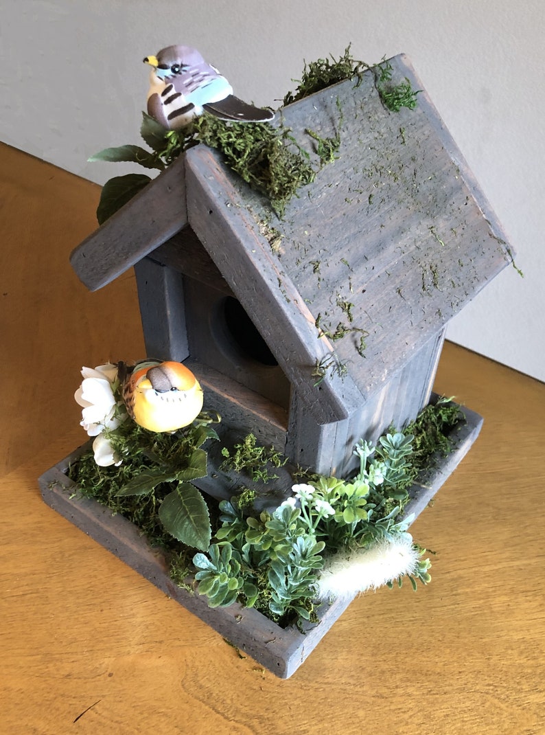 Bird Decorative Display, Bird Decor, Housewarming Gift, Home Tabletop ...