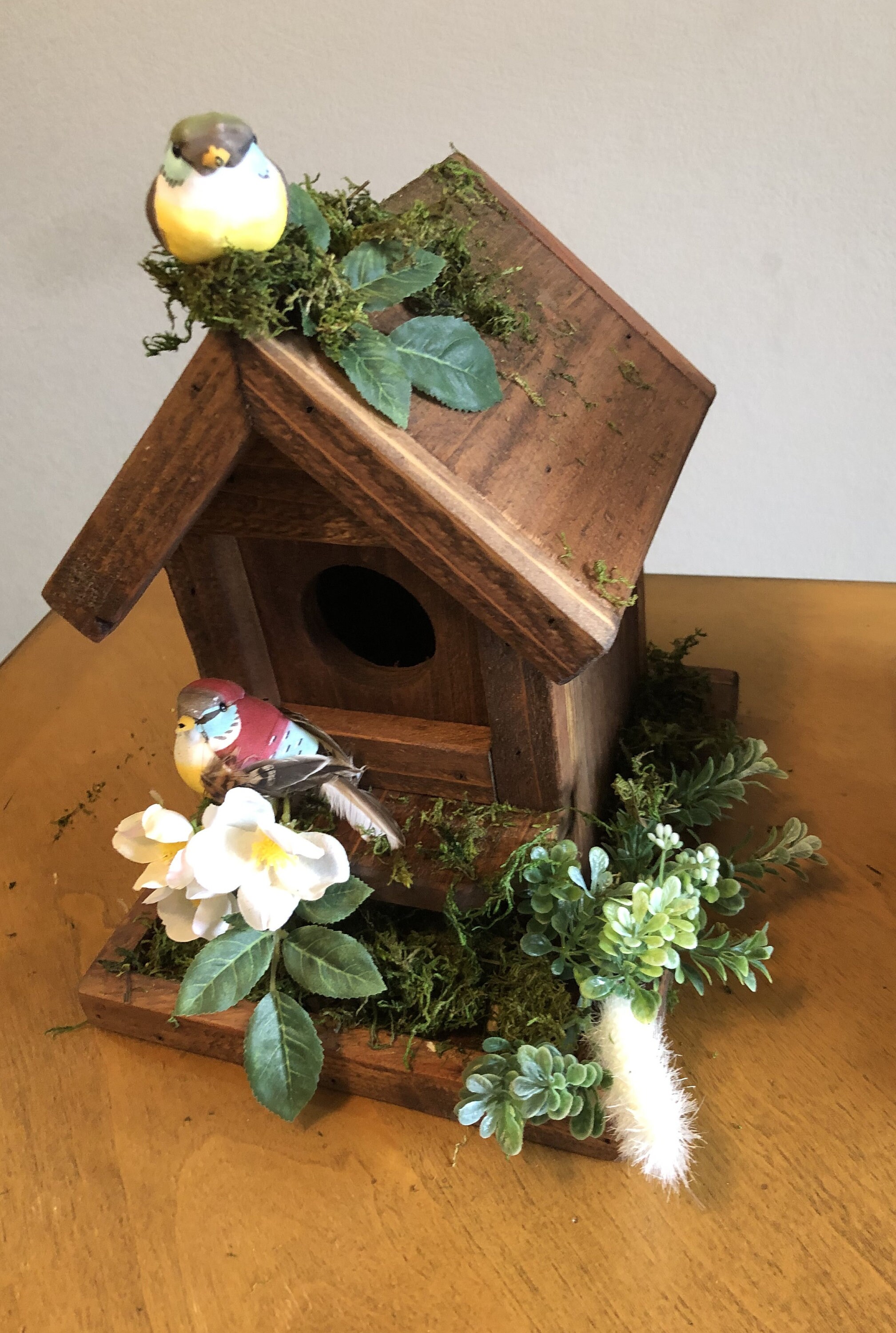 Bird Decorative Display, Bird Decor, Housewarming Gift, Home Tabletop ...