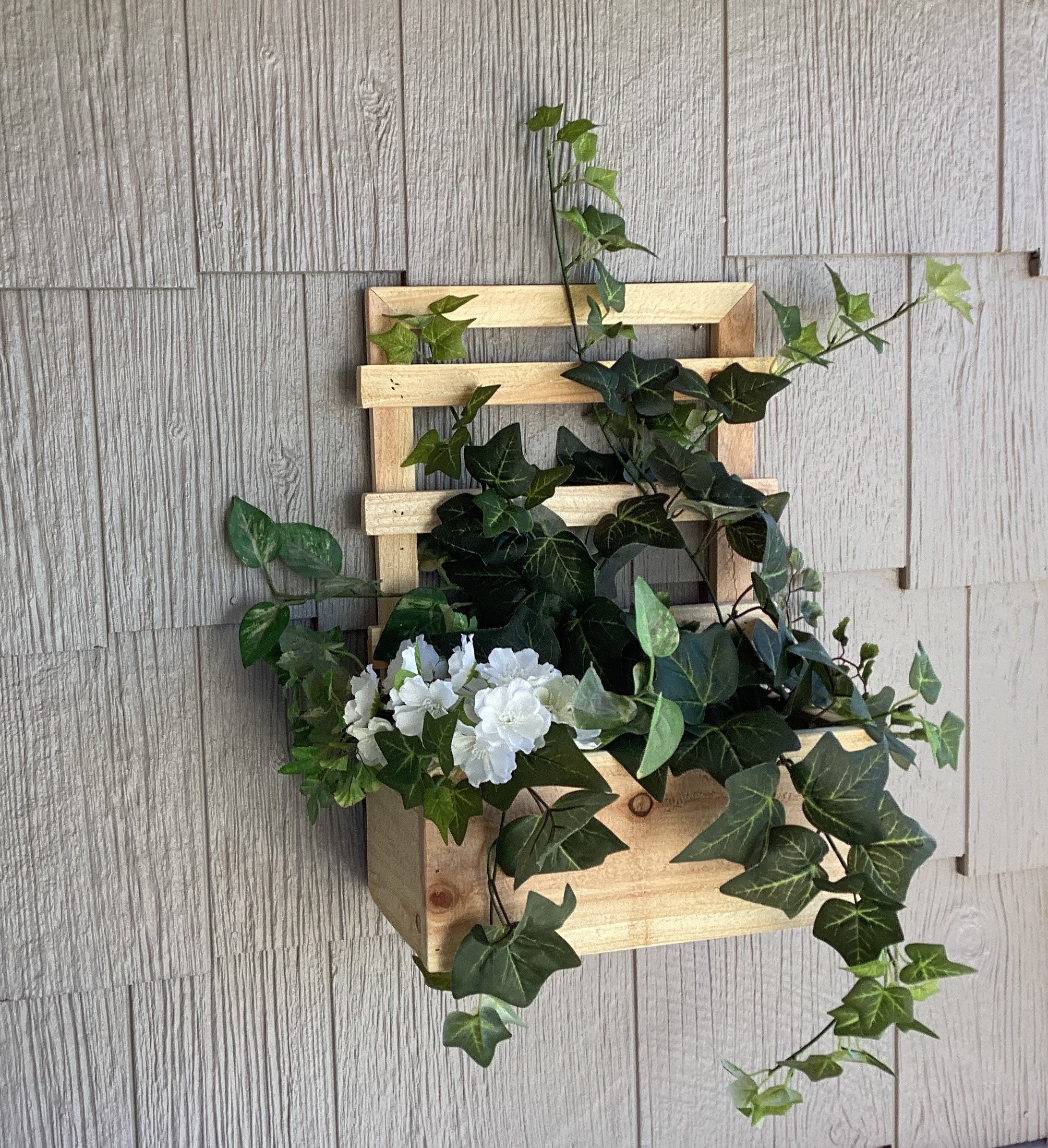 Wall Planter Box, Outdoor Planter, Wall Planter, Panter Box, Vine ...
