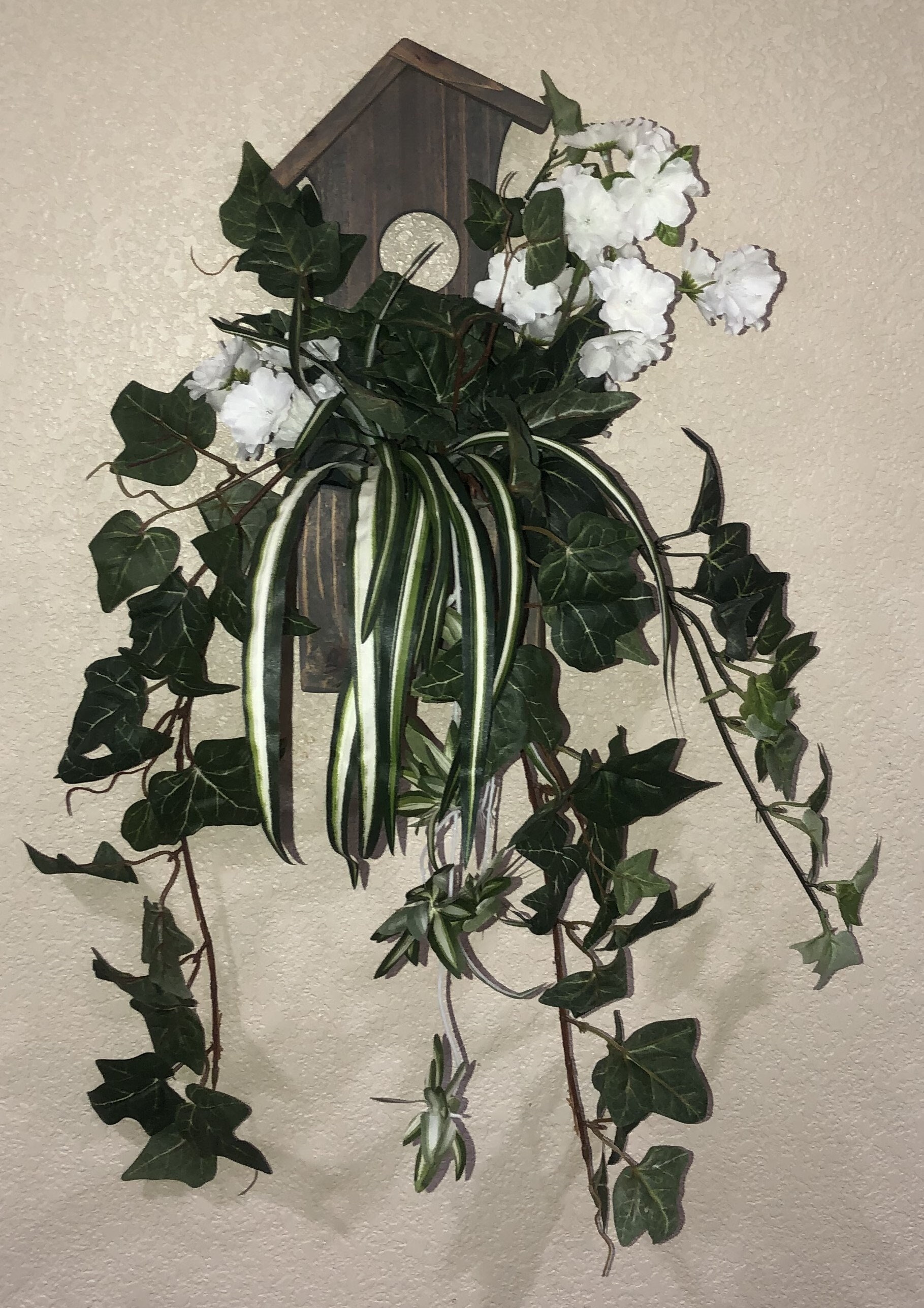 Birdhouse Wall Decor, Birdhouse Planter, Wall Art, Birdhouse Decor ...