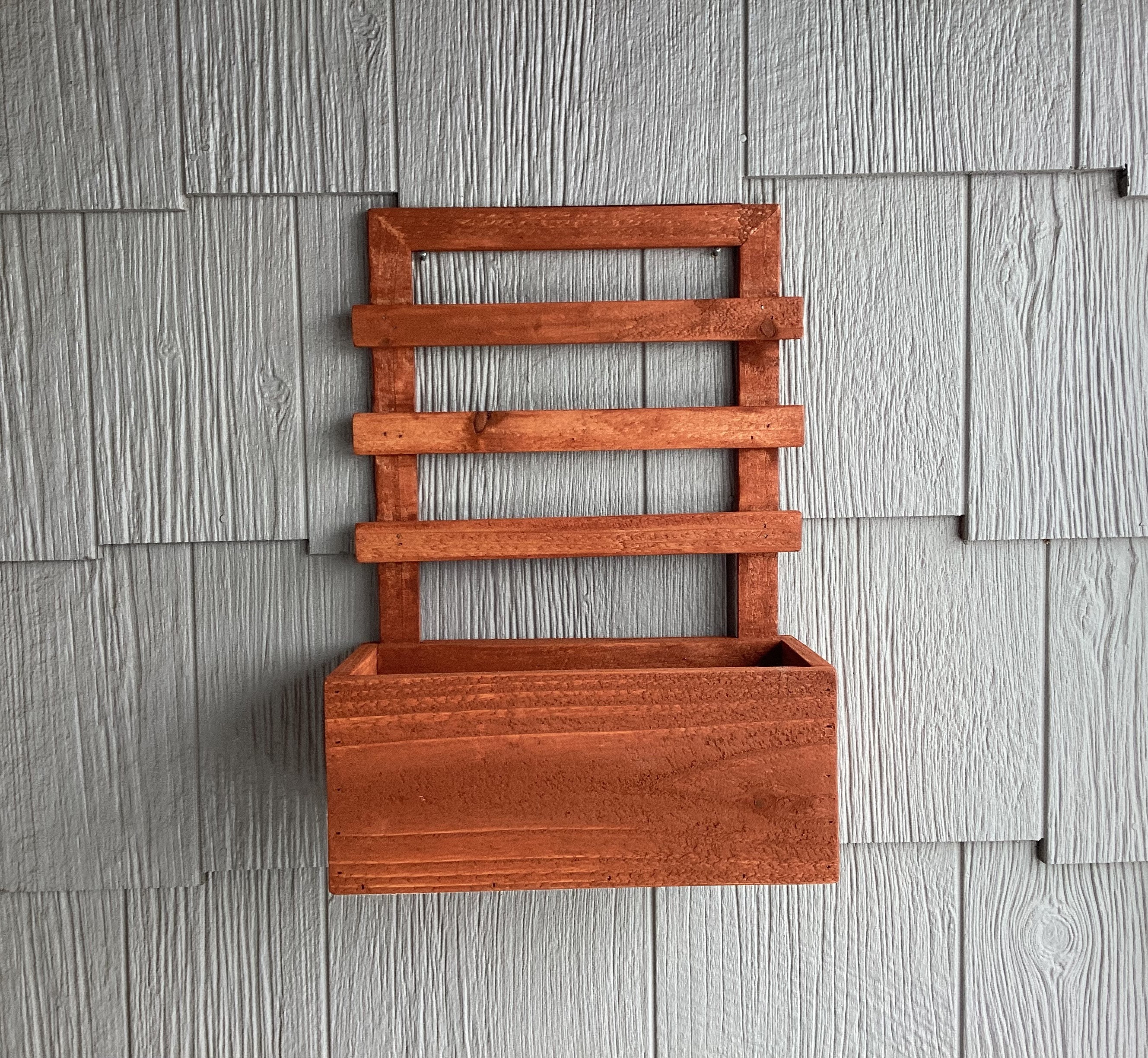 Wall Planter Box, Outdoor Planter, Wall Planter, Panter Box, Vine ...