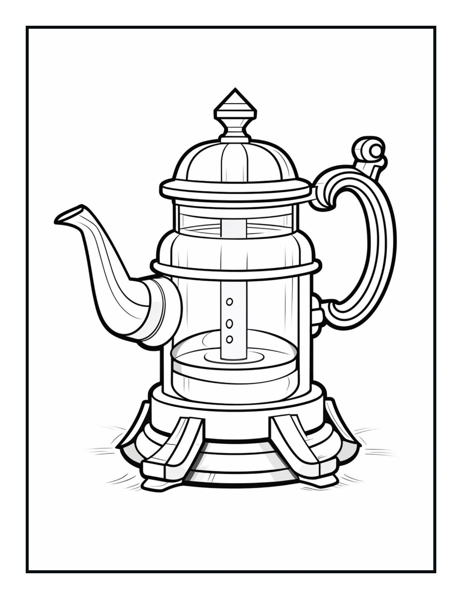 Coffee Coloring Pages Cafe Coloring Pages Coloring Pages Printable ...