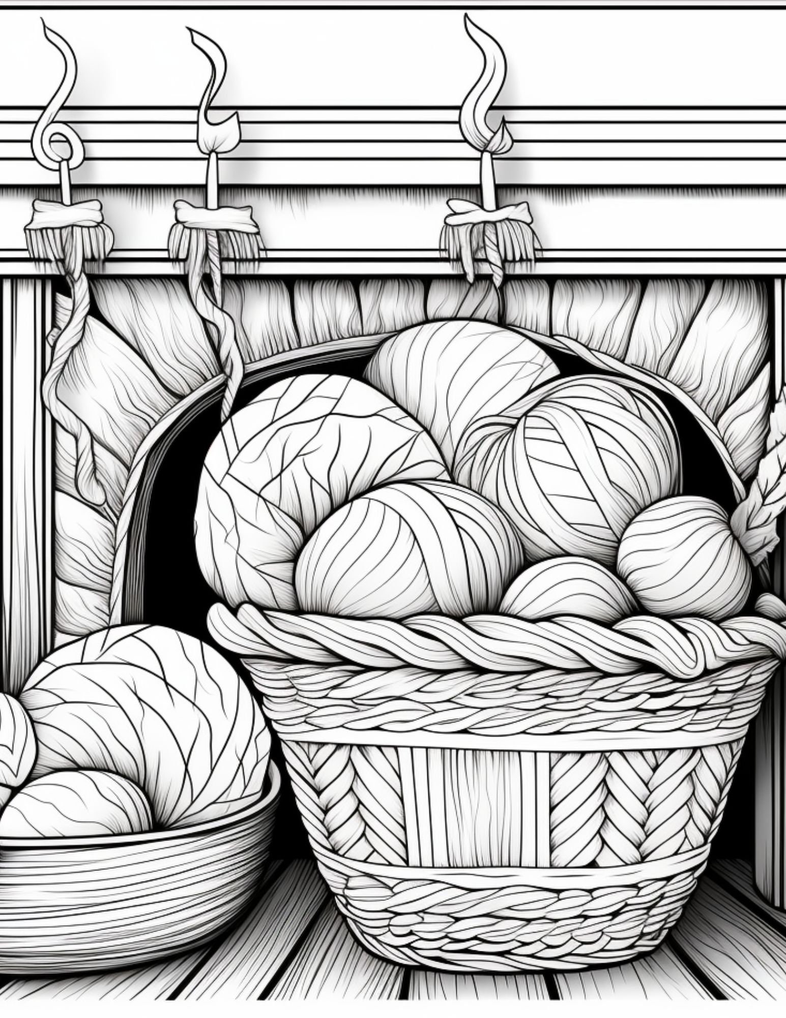 Hygge Coloring Pages Adult Coloring Pages Stress Relief Art Therapy ...